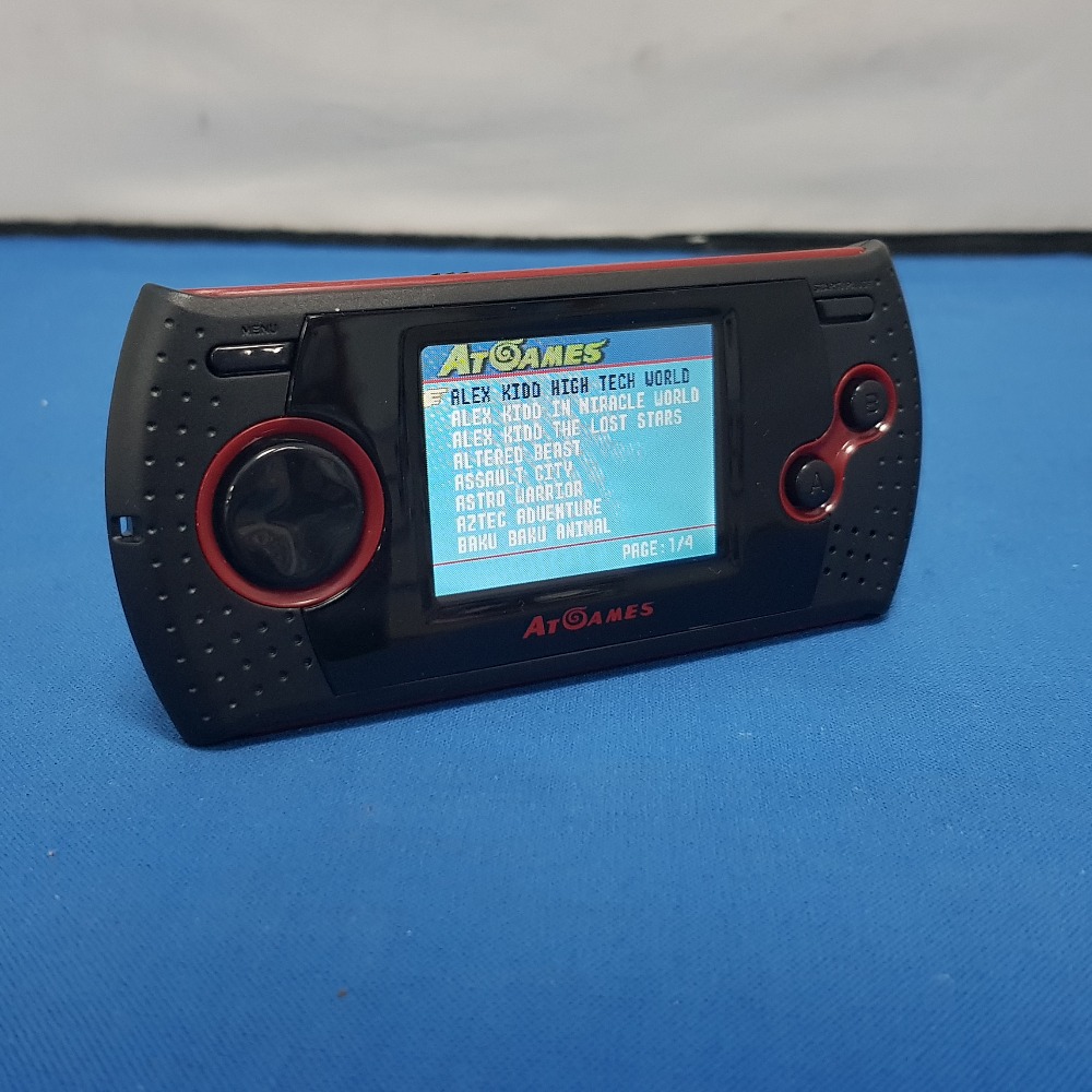 AT Games Portable Arcade Gamer - 30 Built in Retro Sega Games - Own4Less